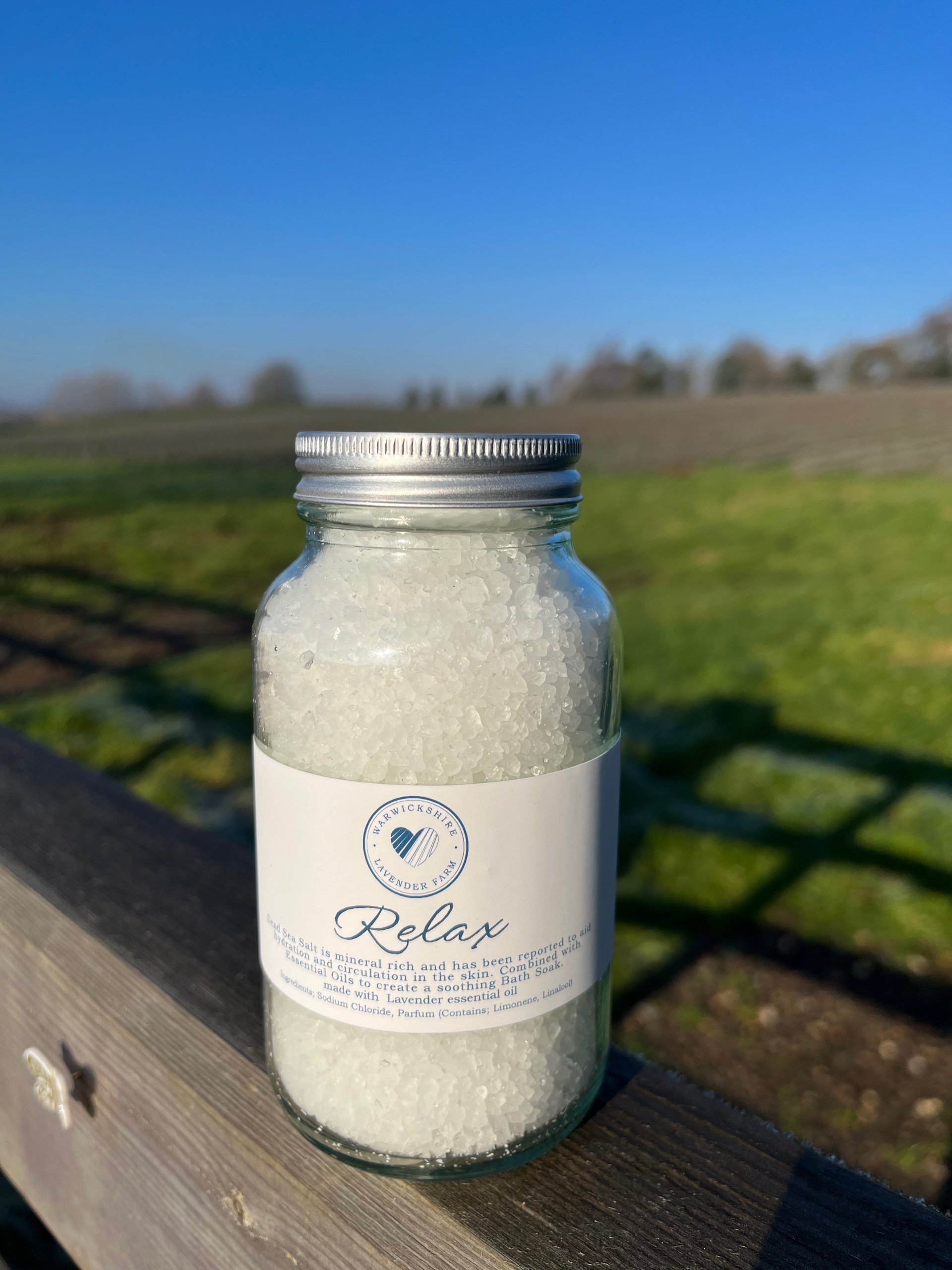Relax! Bath Salts - Warwickshire Lavender Farm